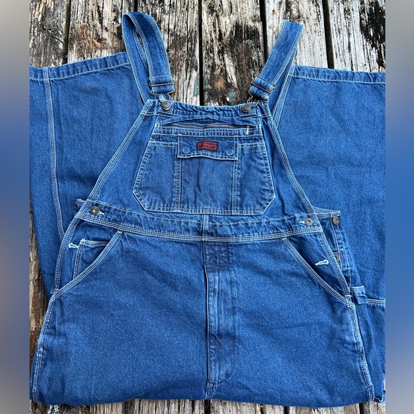 Five Brother | Other | Five Brother Mens Blue Denim Overalls With ...